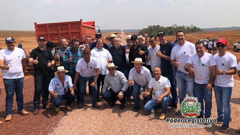 Inaugurada as obras da MT-220 com presença do Secretário da SINFRA/MT e ...